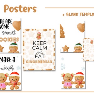 Gingerbread Man Bulletin Board & Classroom Decor Kit - Etsy