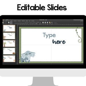 Jungle Back to School & Meet the Teacher Kit, Editable Welcome Bulletin ...