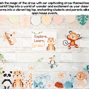 Circus Back to School, Open House & Meet the Teacher Kit, Welcome ...