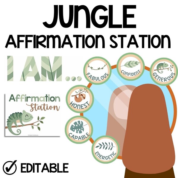 Jungle Classroom - Etsy