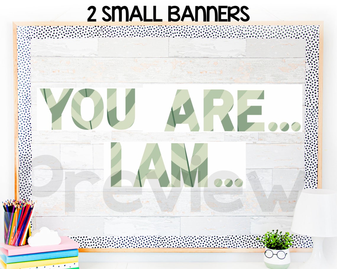 Affirmation Station - Jungle Safari Themed Editable Motivational & Self ...