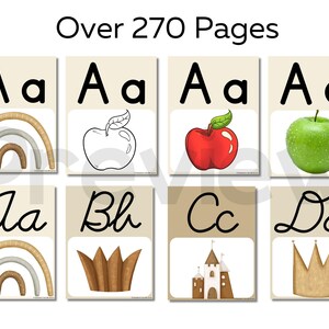 Fairytale Themed Alphabet Posters for Classroom Decor & Bulletin Board ...