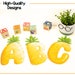 Pineapple Letters & Numbers for Bulletin Board / Classroom and Door ...