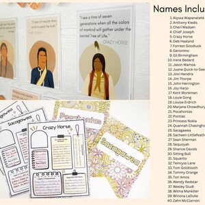 Native American Heritage Month BUNDLE - Biography & Quotes Posters ...