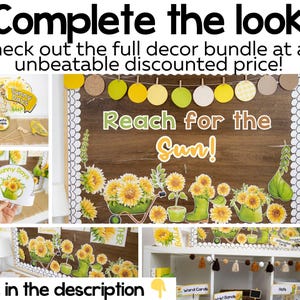 Sunflowers Themed 2D & 3D Shape Posters for Classroom Decor and ...