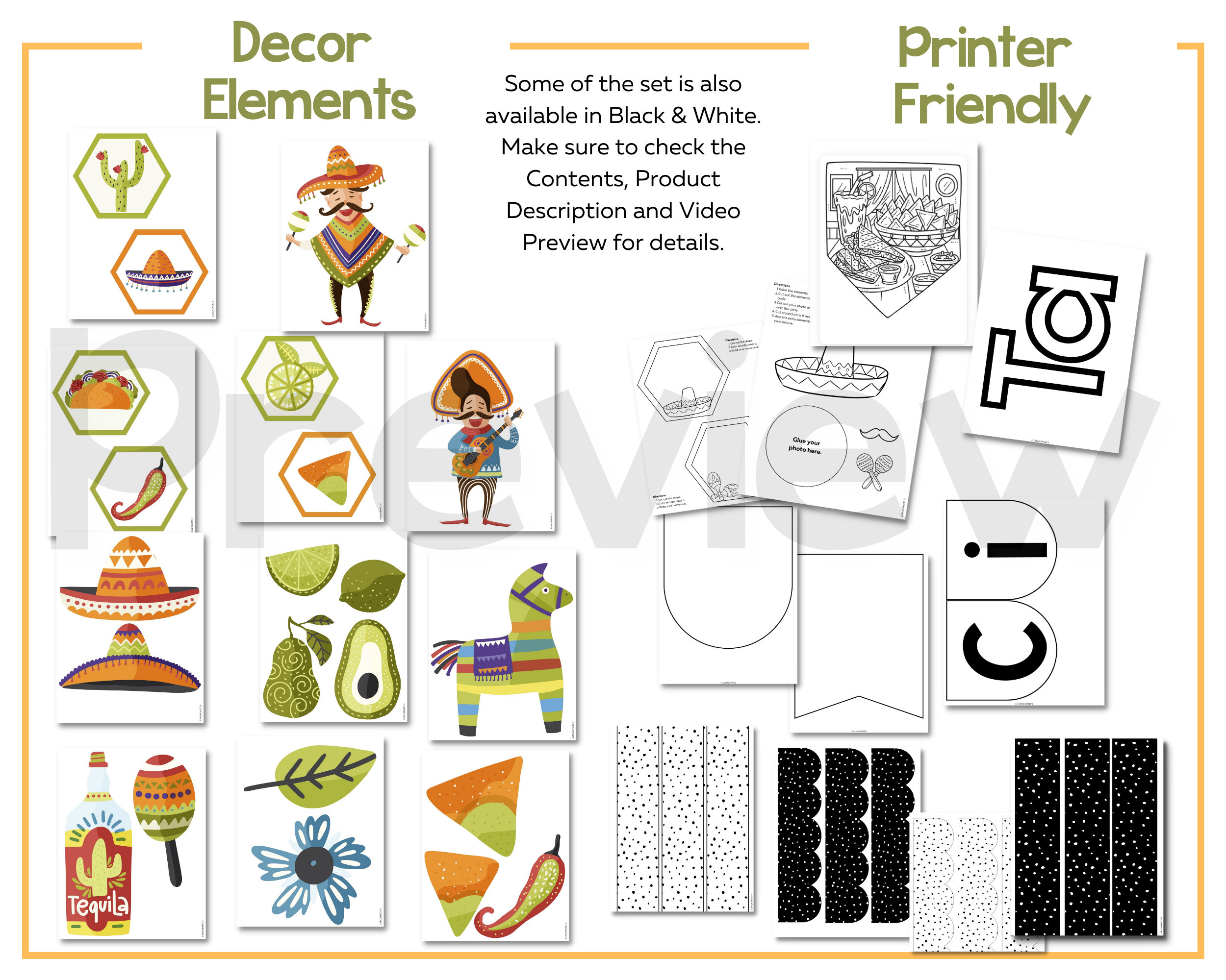 Cinco De Mayo Bulletin Board & Interactive Classroom Decor Editable ...