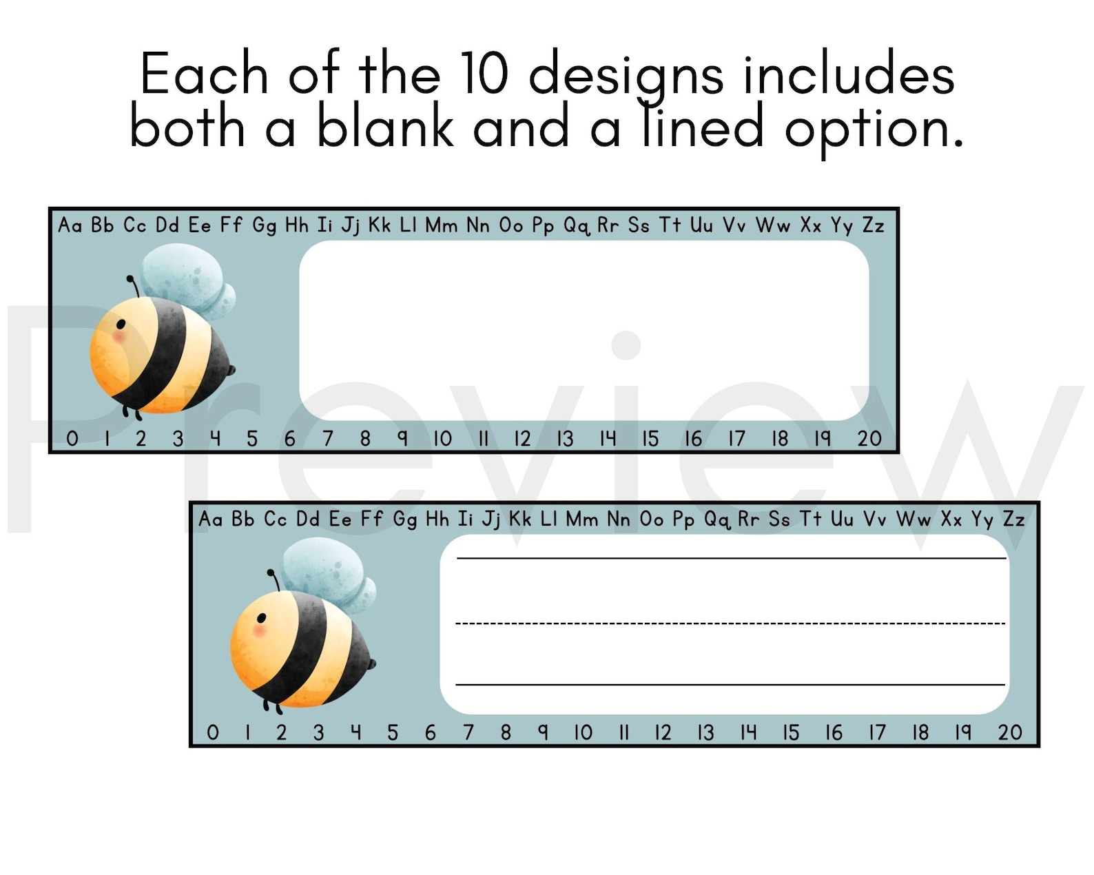 Busy Bees Desk Name Tags | Editable Classroom Labels for Student Desks ...