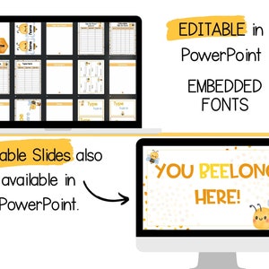 Back to School Bulletin Board Decor and Open House Kit Bee Themed ...