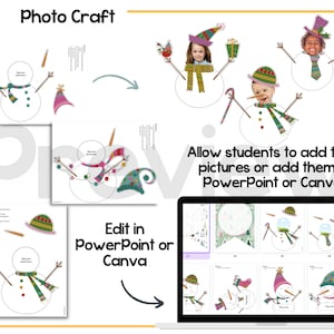 Winter Snowmen Bulletin Board & Classroom Decor Editable Versions ...