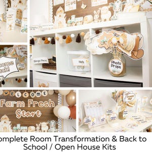 Calm Farm Editable Classroom Decor Bundle, Bulletin Board Ideas, Back ...