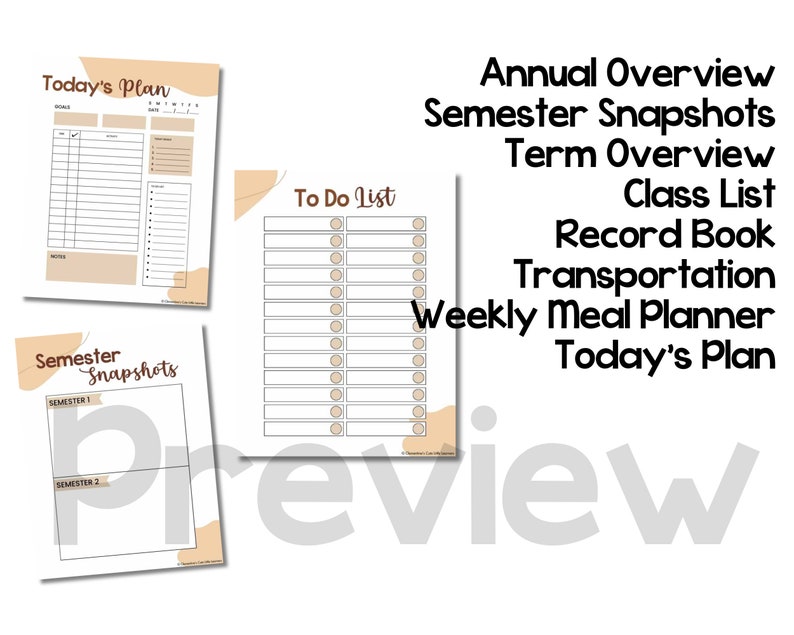 Editable Binder Covers Spines & Forms Boho-space Themed - Etsy