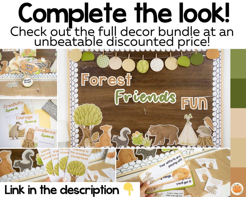 Woodland Friends Classroom Jobs Display | Editable Bulletin Board Decor ...