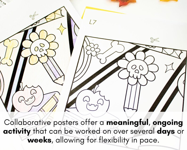 Bat Wings Collaborative Coloring Poster, Halloween Art Project for ...