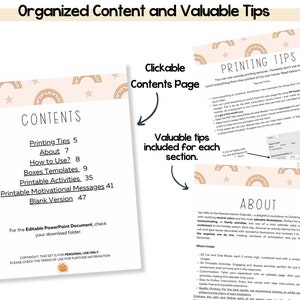 Printable Advent Calendar Boxes Templates Kindness Rainbows ...