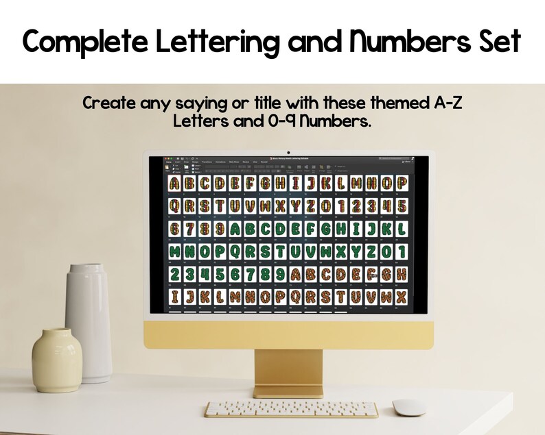 Black History Month Lettering – Printable Bulletin Board Titles ...