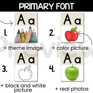 Twilight Mountains Themed Alphabet Posters for Classroom Decor ...