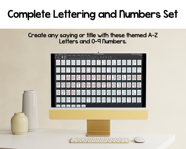 Pastel Winter Lettering – Printable Bulletin Board Titles, Classroom ...