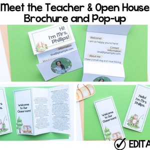 Camping Back to School, Open House & Meet the Teacher Kit, Welcome ...