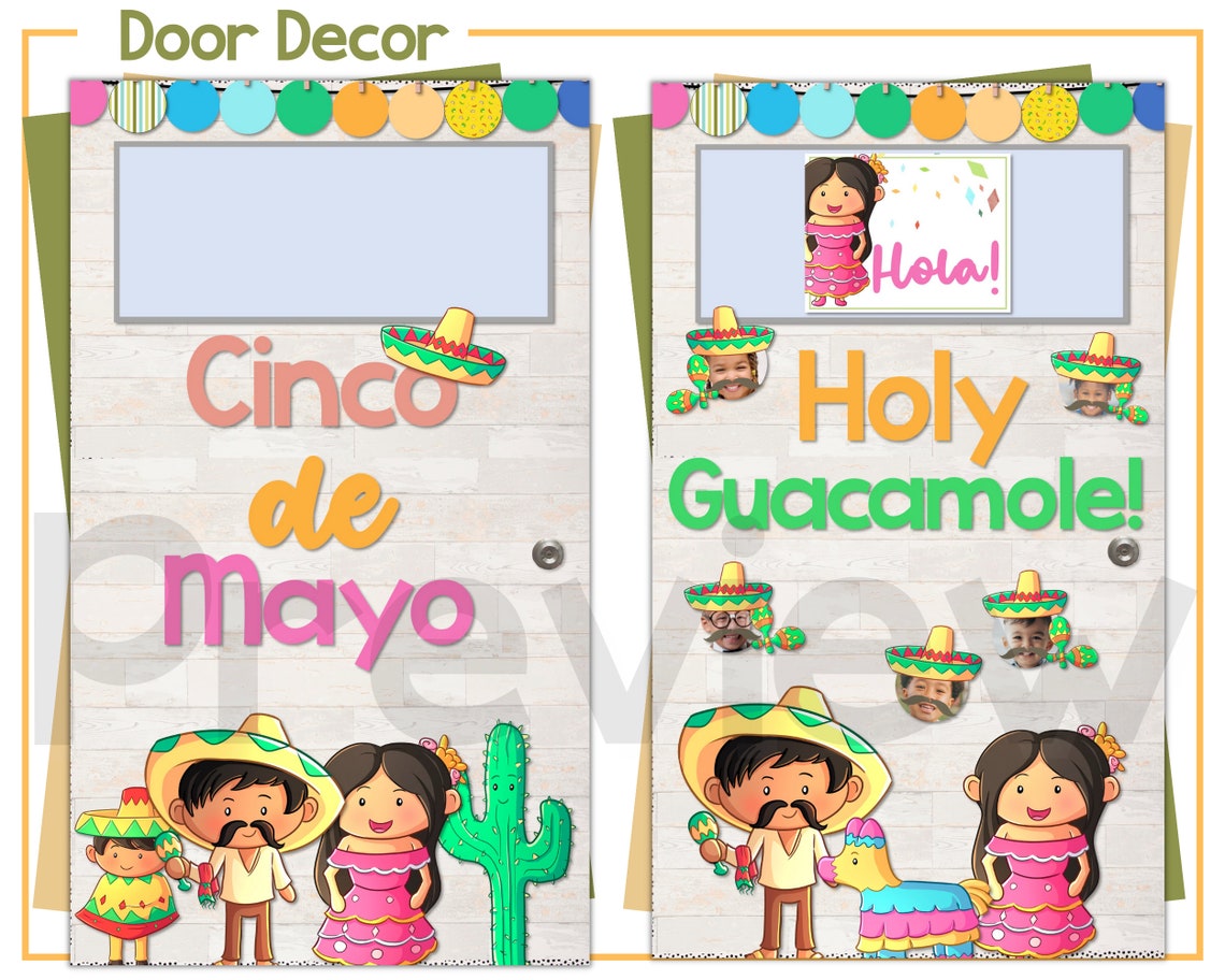 Cinco De Mayo Bulletin Board & Interactive Classroom Decor - Etsy