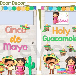 Cinco De Mayo Bulletin Board & Interactive Classroom Decor - Etsy