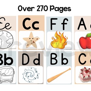 Alphabet Posters - Boho Space Themed - Primary, Cursive & Decorative ...