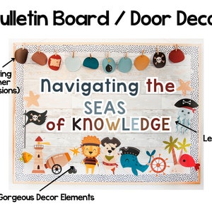 Pirate Room Transformation Kit, Bulletin Board, Classroom Decor ...