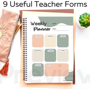 Editable Binder Covers, Spines & Teacher Forms, Twilight Mountain ...