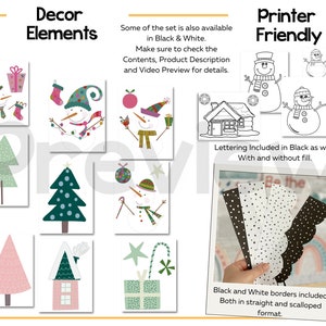 Winter Snowmen Bulletin Board & Classroom Decor Editable Versions ...