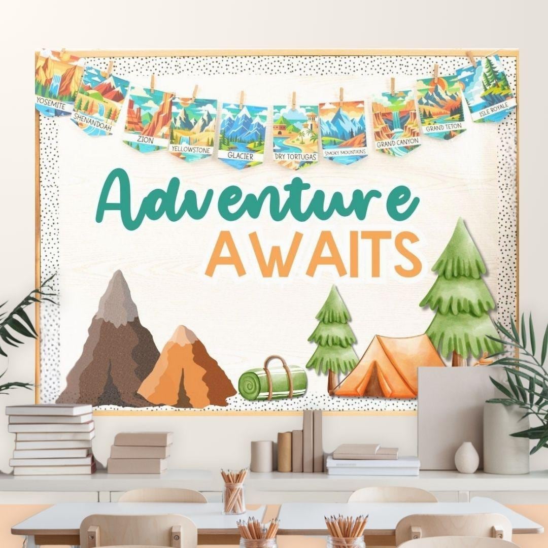 National Parks Classroom Decor, Bulletin Board Posters, Research ...