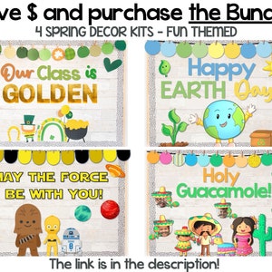 Cinco De Mayo Bulletin Board & Interactive Classroom Decor Editable ...