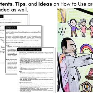 Black History Month Collaborative Poster | Printable Coloring Mural for ...