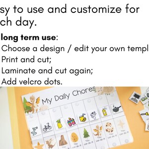 Printable Flip Routine Chart, Editable Morning, Evening, Bedtime Flip ...
