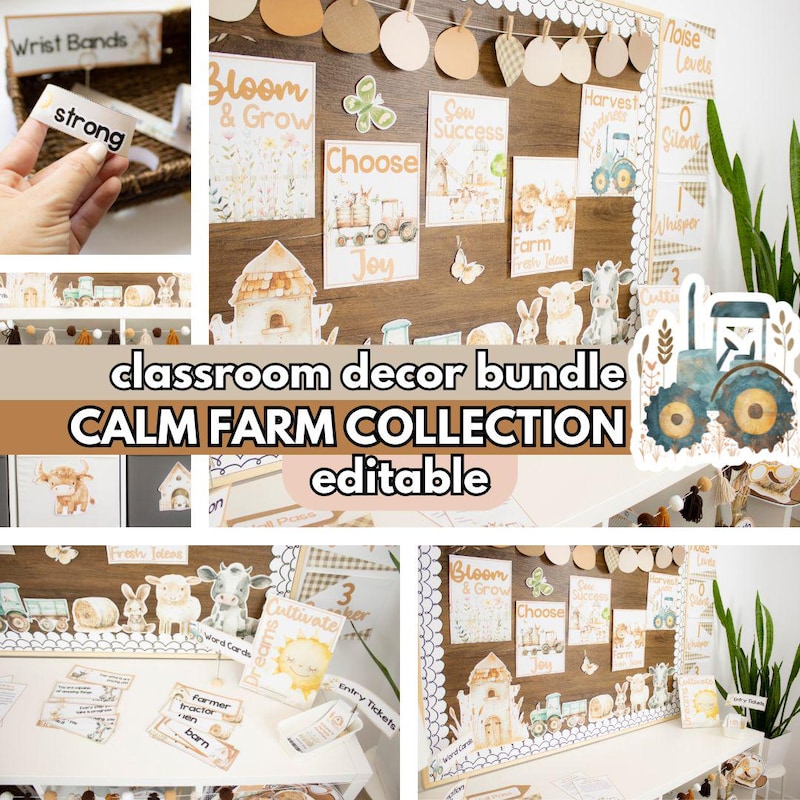 Farmhouse Classroom - Etsy