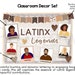 Hispanic Heritage Month / Latinx Bulletin Board & Classroom Decor ...
