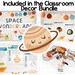 Boho Space Themed Color Posters for Bulletin Boards and Classroom Decor ...