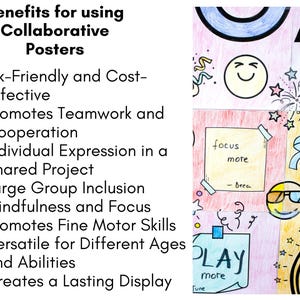 New Year Collaborative Poster for Kids' Goal Setting - Print and Go ...