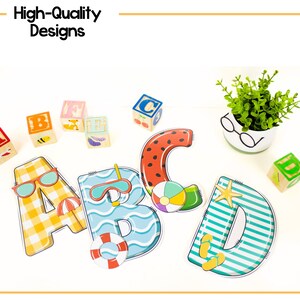 Summer Break Letters & Numbers for Bulletin Board / Classroom and Door ...