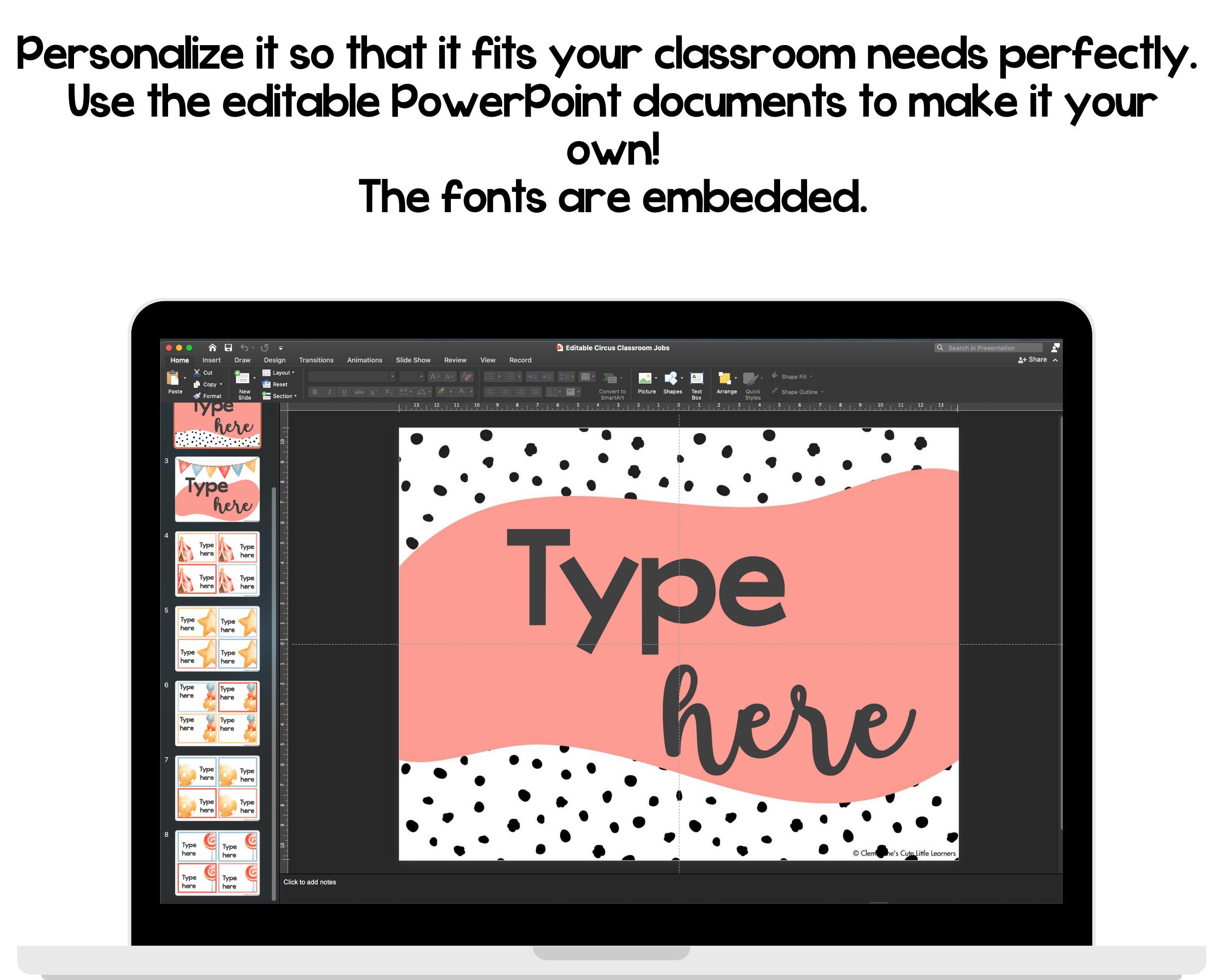 Circus Editable Classroom Decor Bundle, Bulletin Boards, Back to School ...