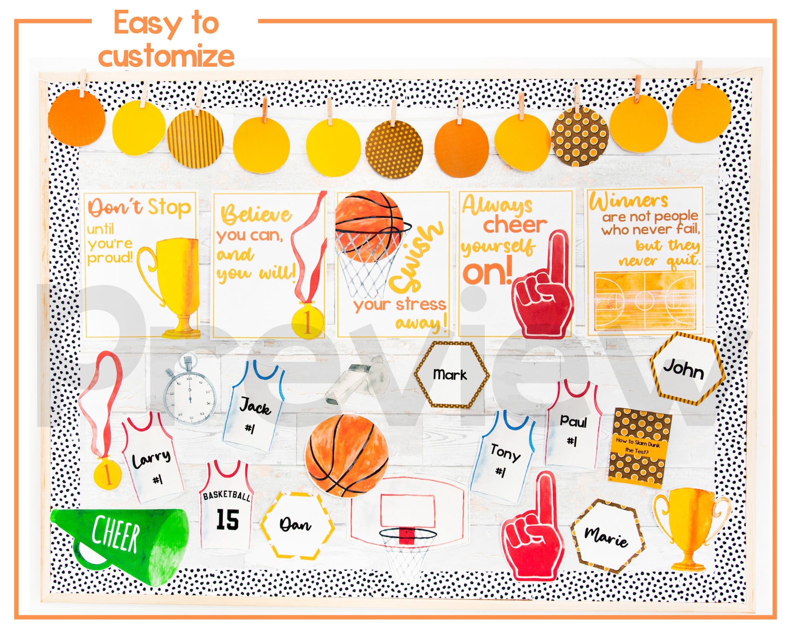 March Madness Testing Motivational Bulletin Board & Interactive ...