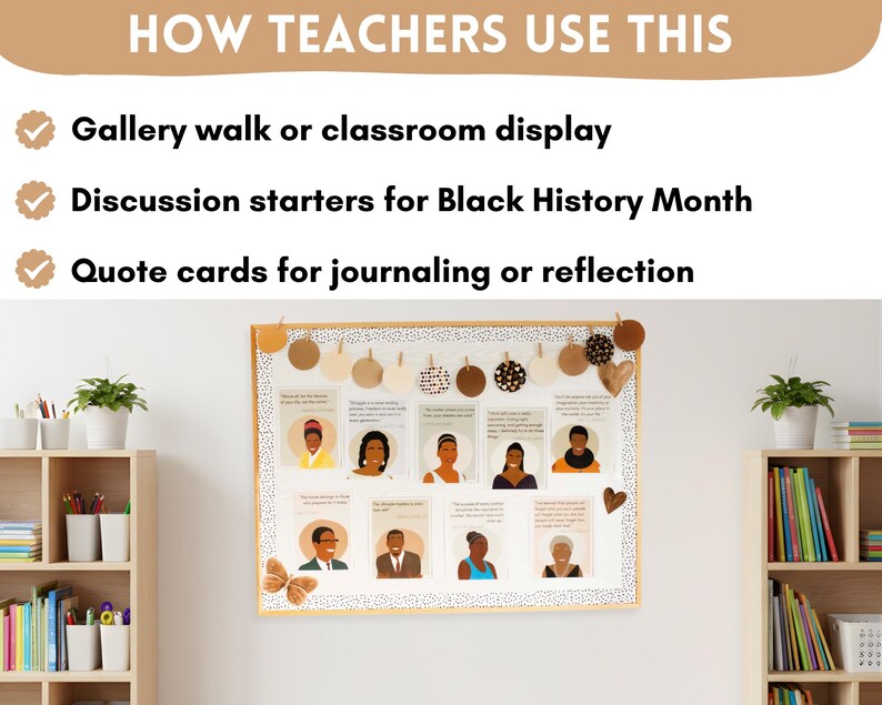 Black History Month Bulletin Board Quotes | Inspirational Quote Posters ...