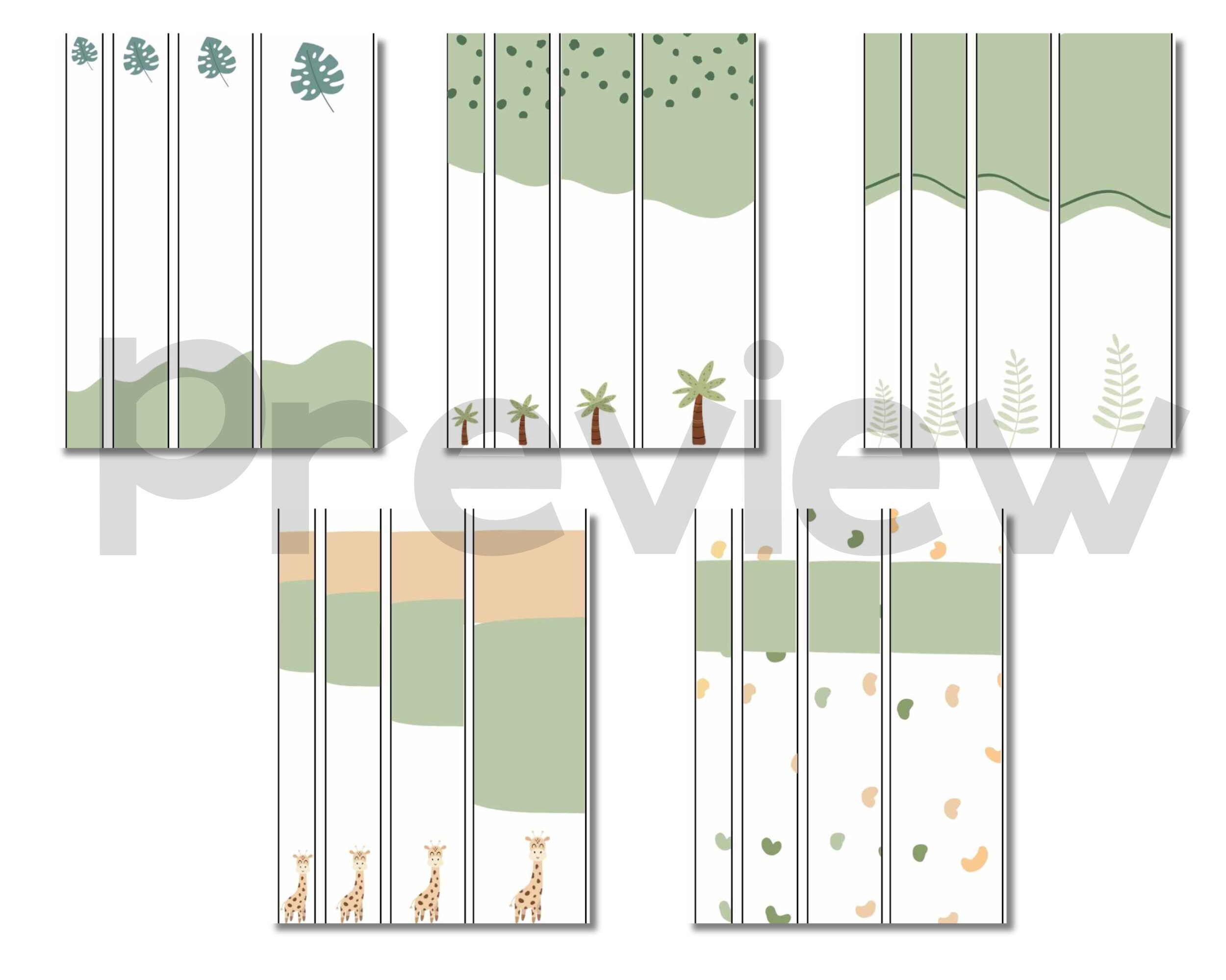 Teacher Planner - Editable Binder Covers, Spines & Forms, Jungle Safari ...
