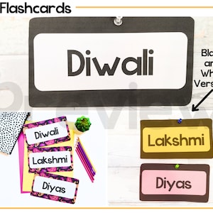Diwali Learning Pack - Word Wall, Bulletin Board, Classroom Decor and ...