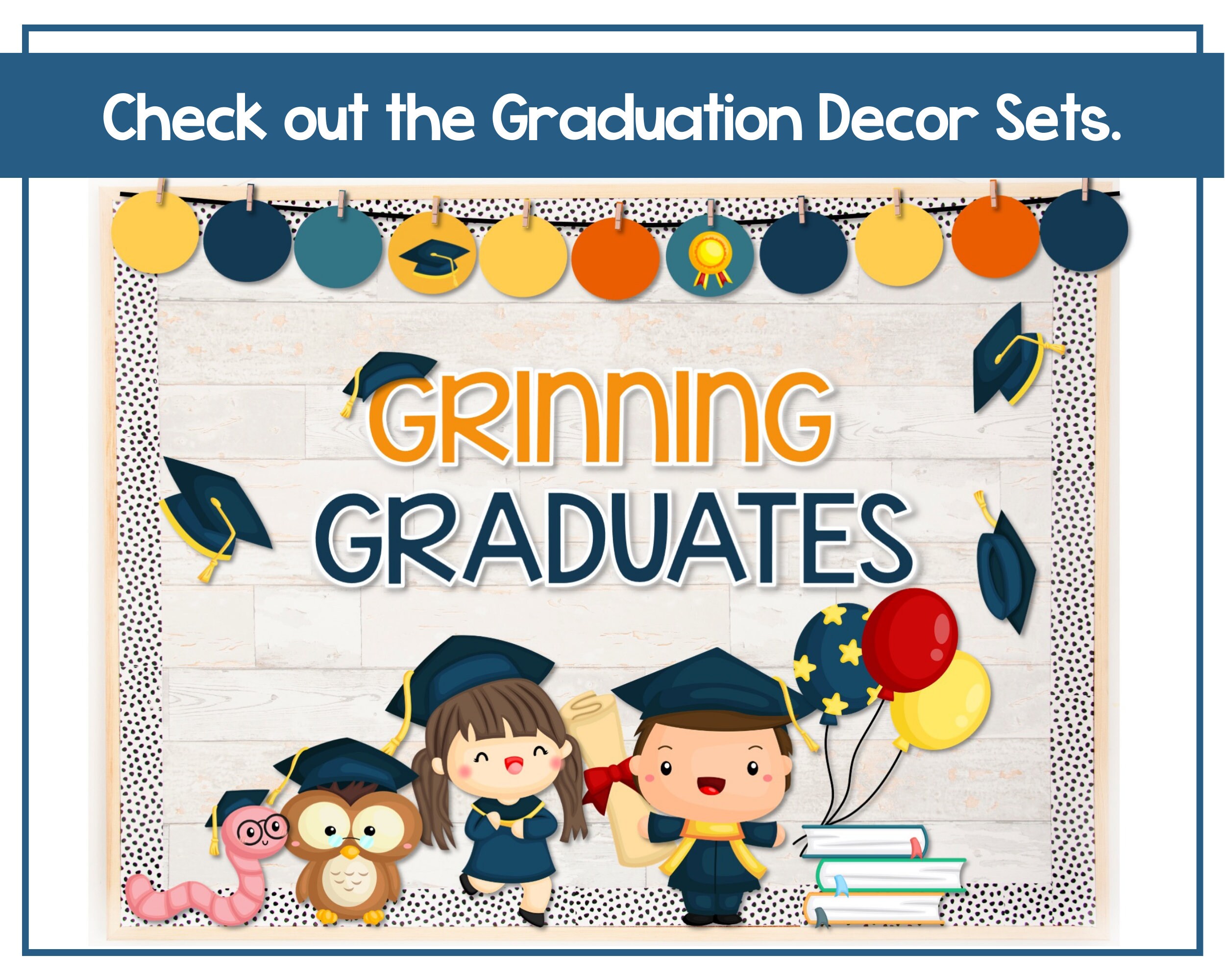 Graduation & End of Year Printable Photo Props and Photo Booth Decor ...