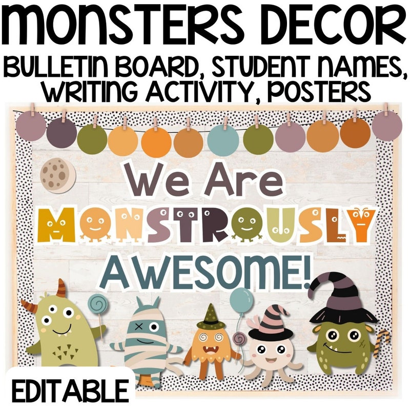 Cute Halloween Poster - Etsy