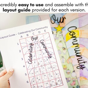 Christmas Collaborative Poster for Bulletin Board or Door Decor ...