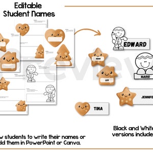 Gingerbread Man Bulletin Board & Classroom Decor Kit + Editable ...