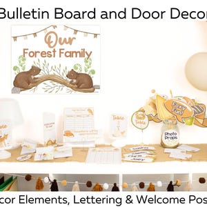 Woodland Friends Classroom Decor Kit: Editable Back-to-school Bulletin ...