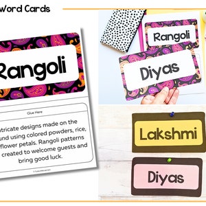 Diwali Learning Pack - Word Wall, Bulletin Board, Classroom Decor and ...
