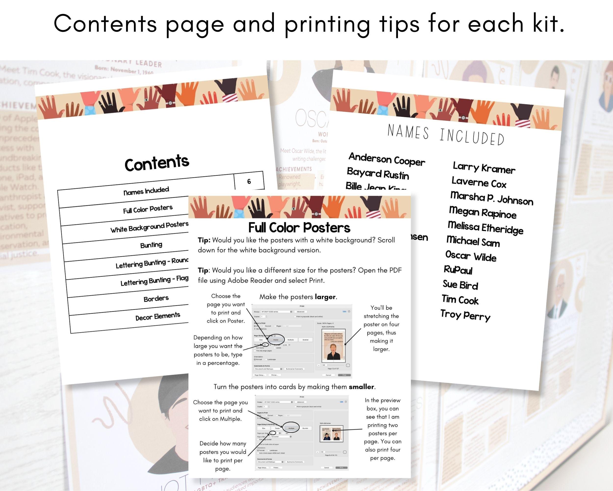 Biography Posters - Growing Bundle - Influential People Bulletin Board ...