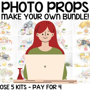 Groovy Retro Mother's Day Photo Props and Photo Booth Decor Instant ...